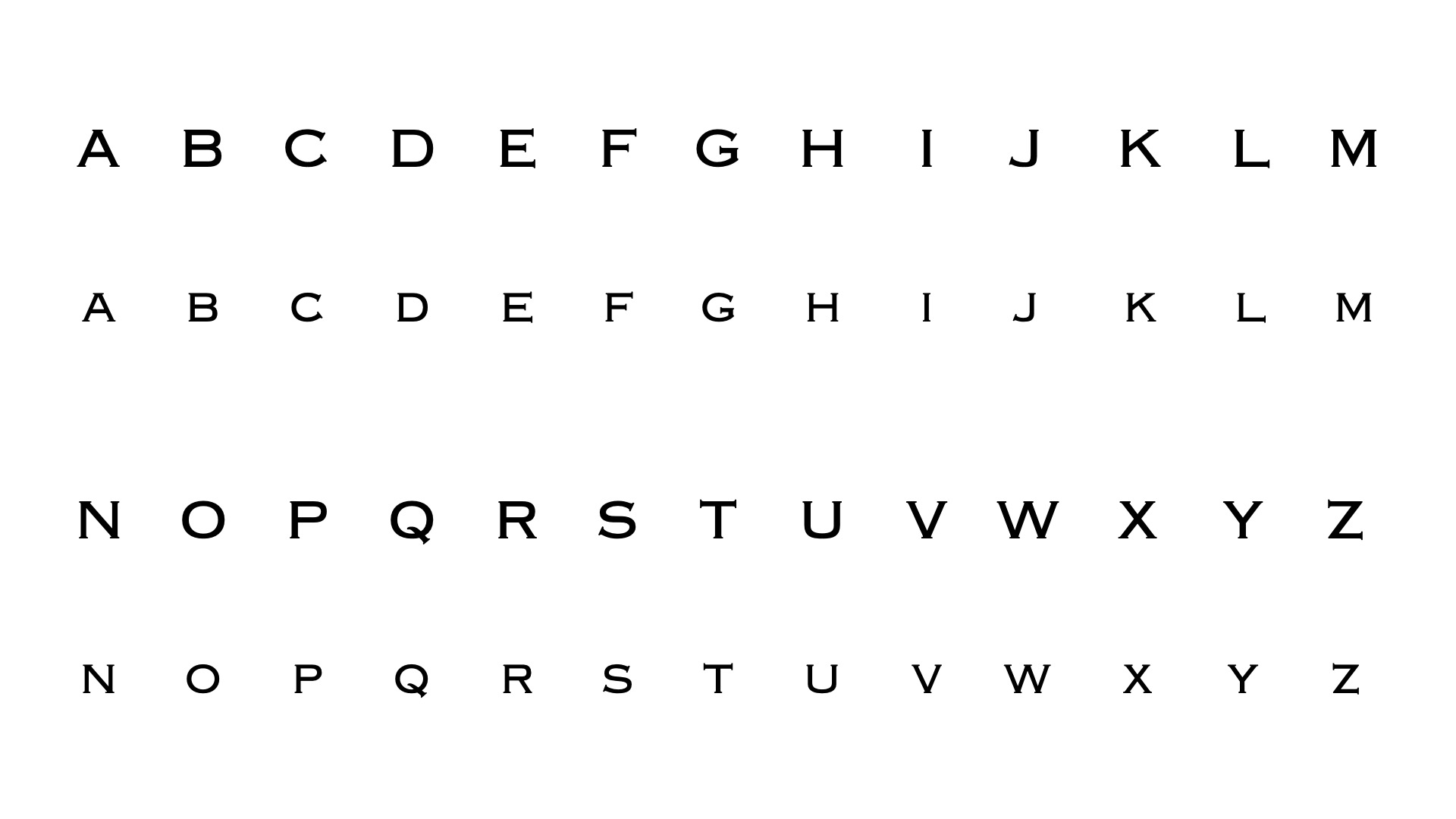 Stampatello (maiuscolo e minuscolo) - Studente Modello